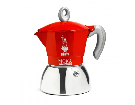 Bialetti New Moka Induction Red pojemność 2 espresso